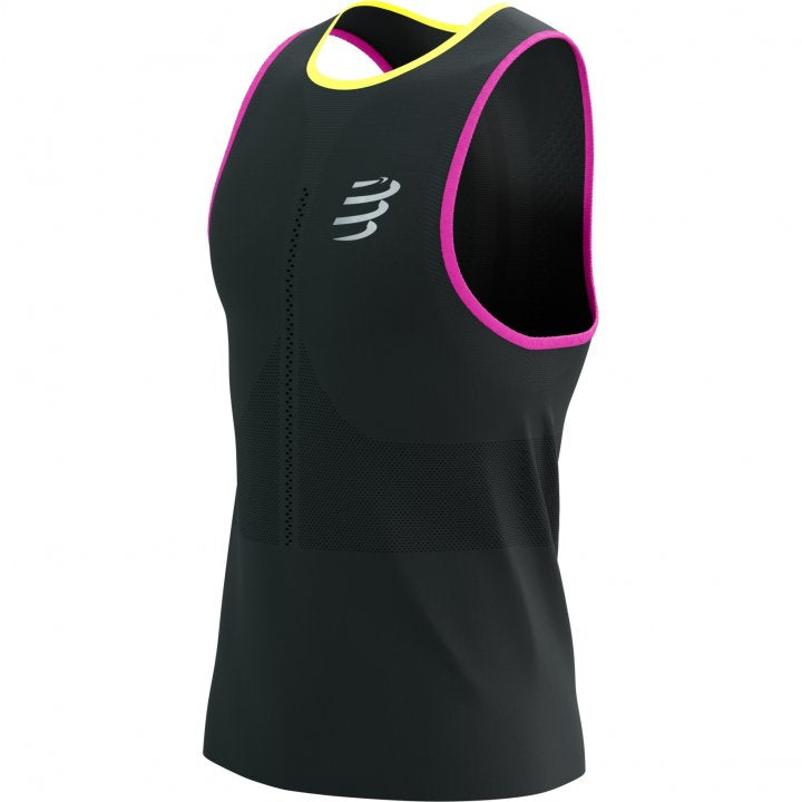 Polera Camiseta sin mangas de Running Compressport Pro Racing Singlet ...
